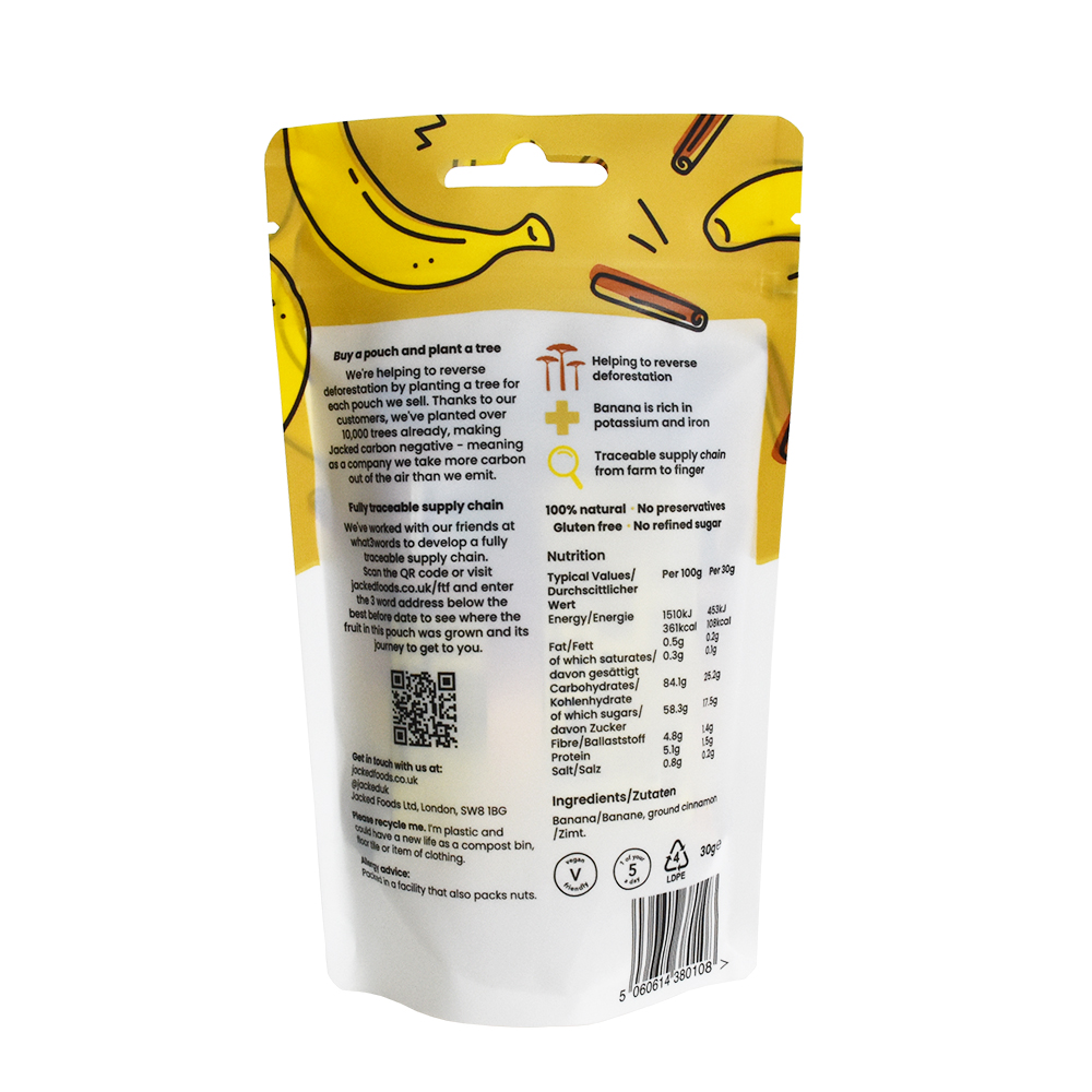 Transparent Quad Seal Compostable Material Ziplock Top Beef Packaging ...